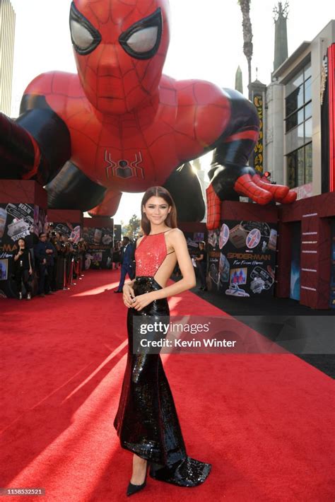 Zendaya Attends The Premiere Of Sony Pictures Spider Man Far From News Photo Getty Images