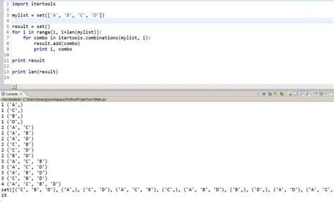 Python Find Combinations Binations Datafireball