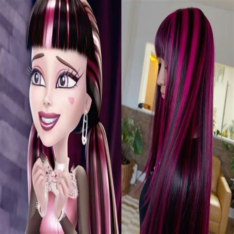 Draculaura Hair Draculaura Hair Down Draculaura Hairstyle