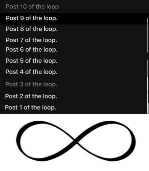 post 11 of the loop r infiniteloop