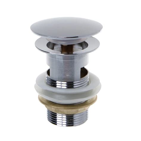 Bathroom Sink Drain Stopper Sink Tap Push Button Pop Up Waste Plug Slotted Drain In Drains From