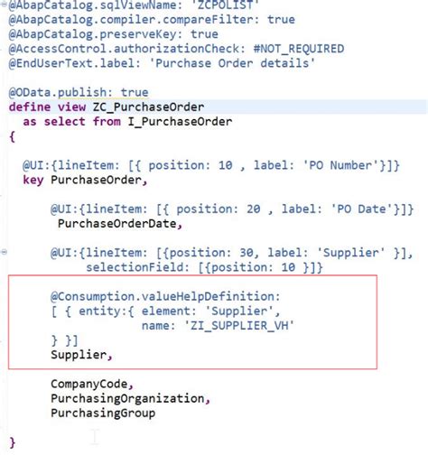 sap abap central fiori elements value help on a selection field within a value help dialog