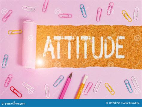 Handwriting Text Writing Attitude Concept Meaning Settled Way Of