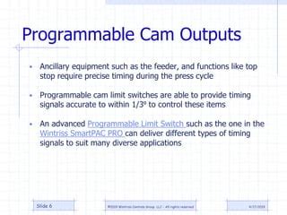 Programmable Limit Switch Basics A Beginners Guide To Programmable Cam Switches PPTX