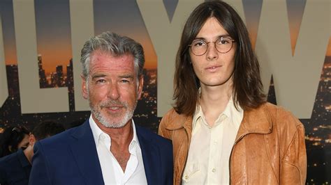 Pierce Brosnans Model Son Dylan Looks So Different With Short Hair
