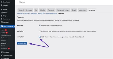 configuring woocommerce settings woocommerce