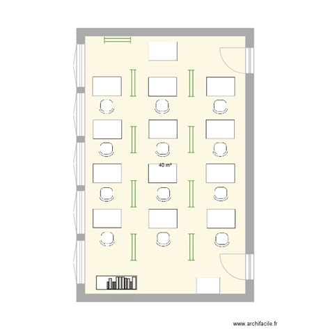 Plan De Classe Plan Dessiné Par Easydoor45