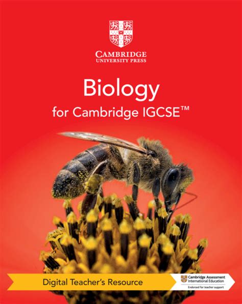 Cambridge Igcse™ Biology Digital Teachers Resource Access Card 4th