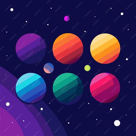 Galaxy Gradients Color Palette Template Premium Ai Generated Vector