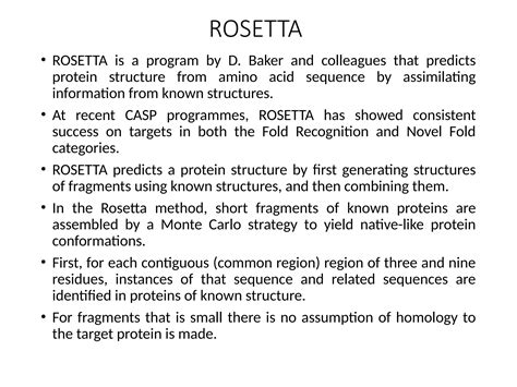 Critical Assessment Of Structure Prediction Pptx Chemistry Science