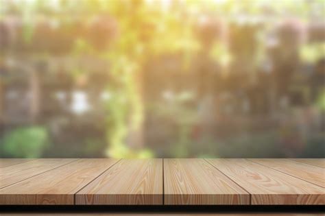 제품 디스플레이를 위한 흐린 배경이 있는 빈 나무 테이블 0명에 대한 스톡 사진 및 기타 이미지 0명 갈색 널판지 Istock