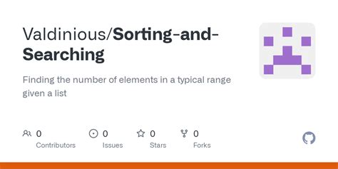 Github Valdinioussorting And Searching Finding The Number Of