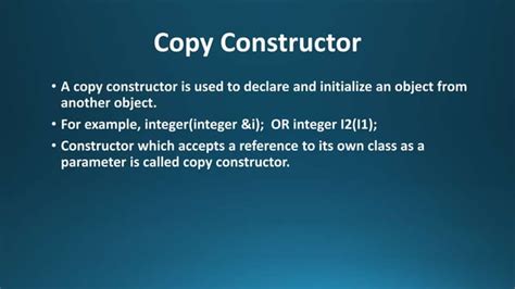 Constructor And Types Of Constructors Pptx Programming Languages Computing