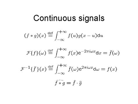 Fast Fourier Transform A Bunch Of Smart People