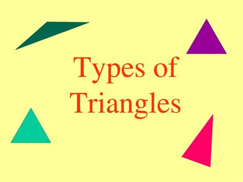 Powerpoint On Types Of Triangles