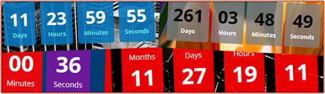 smart timer and counter jquery mega countdown plugin code market