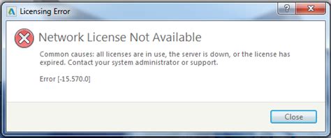 Lossing Connection To Network License Autodesk Community