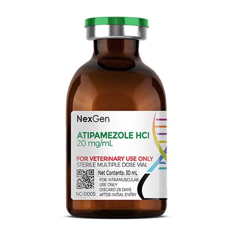 Atipamezole Hcl 20 Mgml Non Domestics And Exotics Reversals For Veterinarian Use