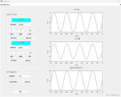 【数字信号合成】基于matlab Gui数字信号混合和频谱分析【含matlab源码 2549期】信号合成频谱 Csdn博客