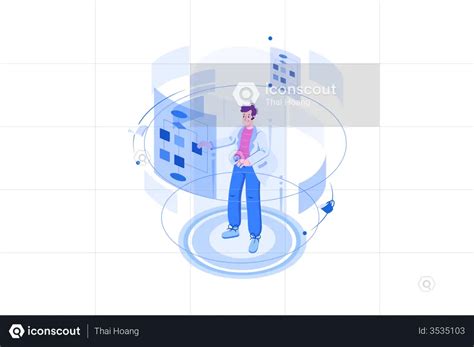 Scientist Programming Flowchart Algorithm Illustration Free Download