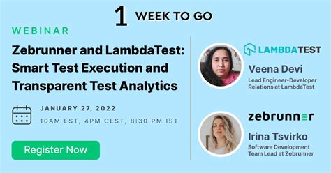 Lambdatest On Linkedin Webinar Zebrunner And Lambdatest Smart Test
