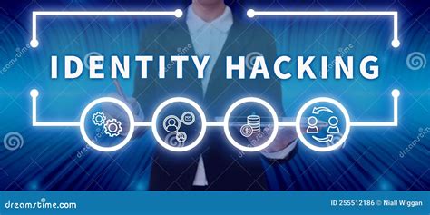 Handwriting Text Identity Hackingcriminal That Steal Your Personal Information Using Malware