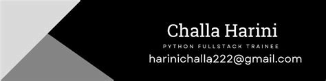 Harini Challa On Linkedin Heres The Update Of Learning Python