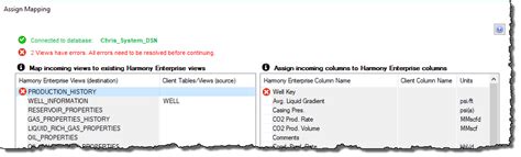 Assign Mapping Dialog Box
