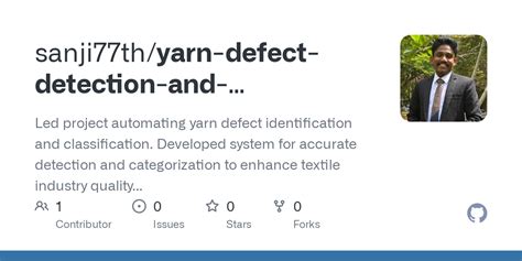 Github Sanji77thyarn Defect Detection And Classification System Led