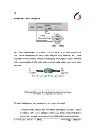 11module 23 Access Control List Acl PDF