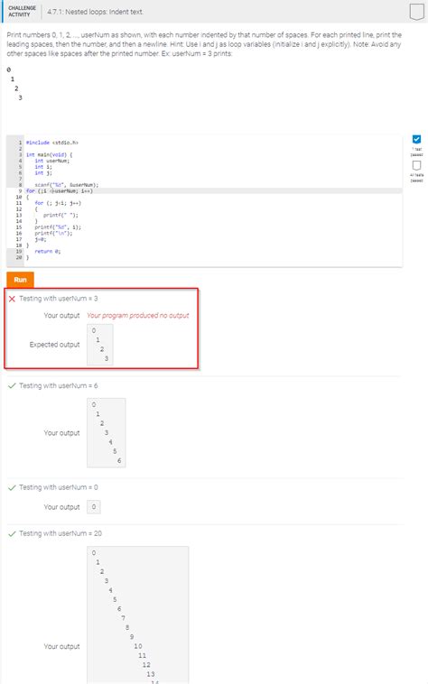 Solved In The C Language Print Numbers 0 1 2