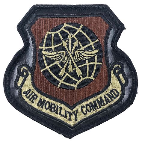 Air Force Patch Air Mobility Command Ocp With Leather And Hook