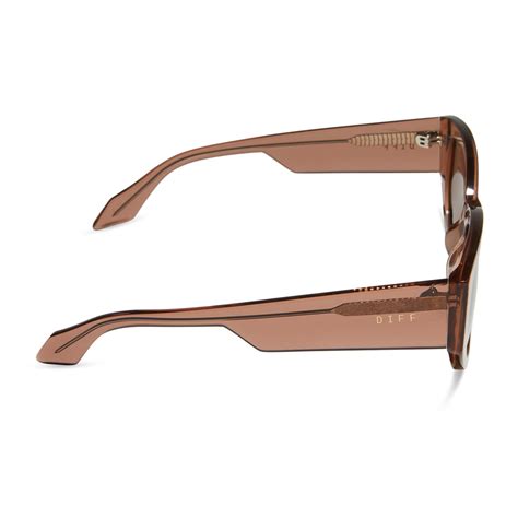 Drew Square Sunglasses Café Ole And Brown Diff Eyewear