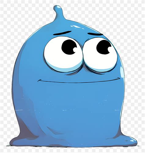 Goopy Le Grande Cute Blue Blob Character Png 3440x3624px Goopy Le Grande Adorable Blob
