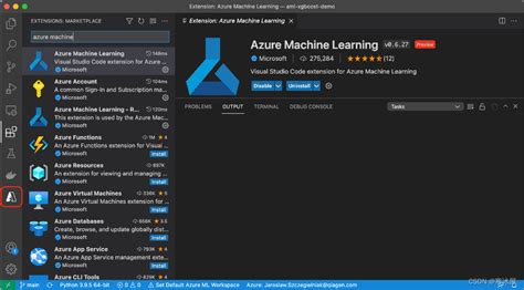 Azure上的python机器学习第1部分：使用python、vs Code和azure Ml创建xgboost模型vscode使用