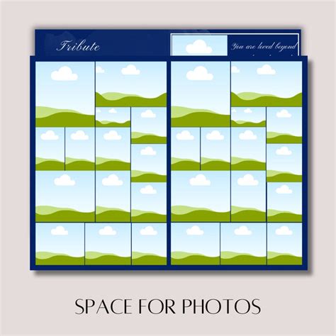 Music Memorial Program Template Magazine Style Obituary Canva