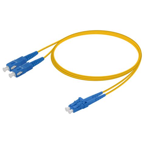 SC UPC LC UPC Single Mode G A Duplex Patch Cord X Mm Single Mode Dupleks Patch Cord