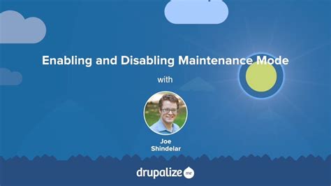 Drupal 8 User Guide 112 Enabling And Disabling Maintenance Mode Youtube