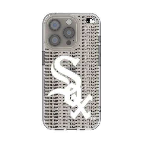Keyscaper Mlb Chicago White Sox Text Backdrop Clear Iphone Case 16 Pro
