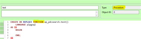 Create Procedure Command Actually Creates A Function Not а Procedure