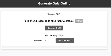 Guid Generator Alternatives And Similar Sites And Apps Alternativeto