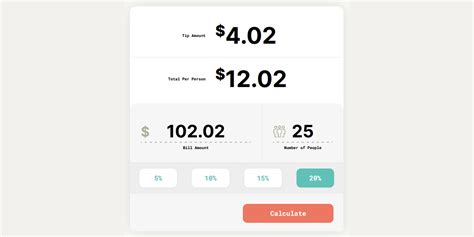 Github Peter Hinchadvent Of Css 2022 Day 07 Tip Calculator Advent