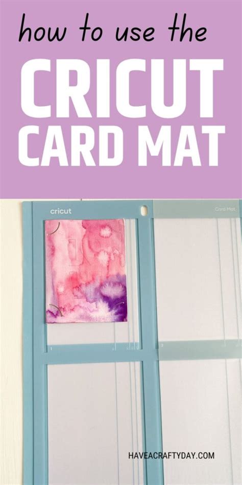 How To Use A Cricut Card Mat Have A Crafty Day