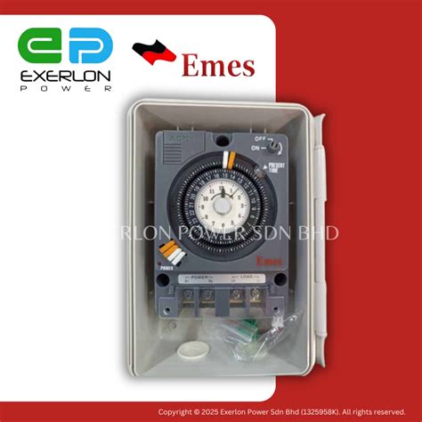 Emes 24hrs Analogue Time Switch Feeder Pillar Timer 30a — Tb 388 Replacement For Orbis