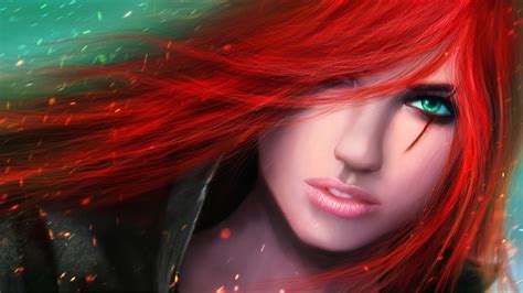 Women Face Redhead Fantasy Art Artwork Wallpapers Hd Desktop And