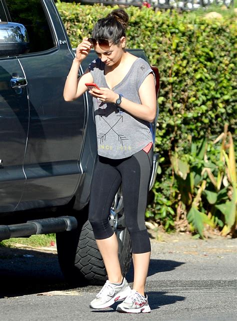 Mila Kunis Yoga Pants