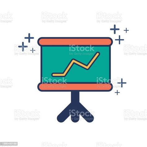 성장 금융 아이콘 벡터 일러스트 레이 션 글리프 스타일 디자인 색상 및 더하기 기호 흰색 배경에 고립되어 있습니다 경제에 대한 스톡 벡터 아트 및 기타 이미지 Istock