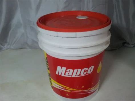 White Plastic Pail Container 18 Kgs For Grease Packaging For Lubricant
