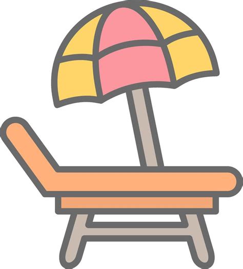 Beach Chair Vector Icon 39562327 Vector Art At Vecteezy