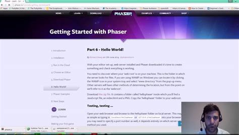 Get Started With Phaser Fast Youtube